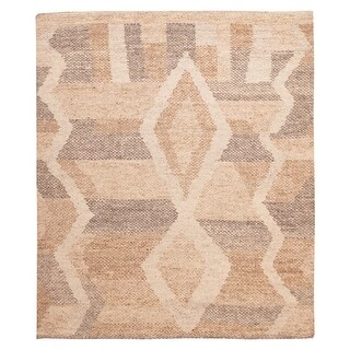 ECARPETGALLERY Hand-knotted Looma Beige, Tan Wool Rug - 8'3 x 9'9 - Bed ...