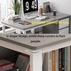 Gray Rectangle MDF Computer Desk with 3 Drawers - Bed Bath & Beyond ...