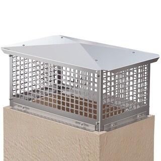 VEVOR Chimney Cap, Flue Caps,Mesh Chimney Flue Cover for Outside ...