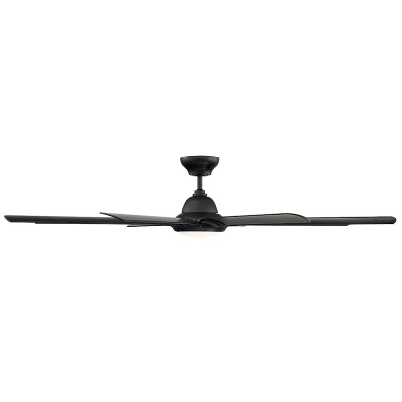 Hydra 80 Inch Eight Blade Indoor / Outdoor Smart Ceiling Fan with Six ...