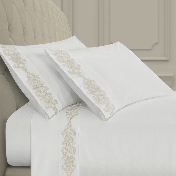 J. Queen New York Imperial Embroidered Sheet Set On Sale Bed Bath Beyond 36028006