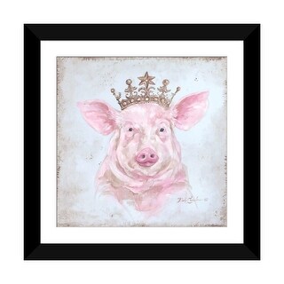 iCanvas "Crowned Pig" by Debi Coules - Bed Bath & Beyond - 37588802