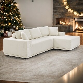 Minimalist Modular Sectional Sofa Set Upholstered L-Shape Sofa - Bed Bath & Beyond - 41259132