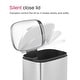 Innovaze 13 +2.1 Gal./50+8 Liter Oval Shape Stainless Steel Step-on ...