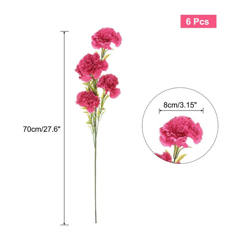 red carnations artificial