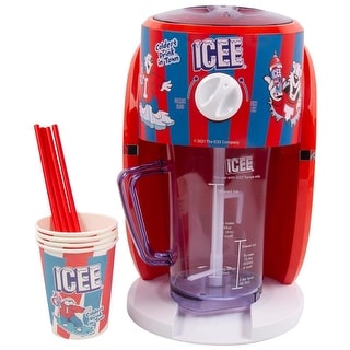 ICEE Snow Cone Machine Slushie Ice Shaving Machine, Includes Cups ...