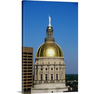 "Georgia State Capitol Dome Atlanta GA" Canvas Wall Art - Bed Bath ...