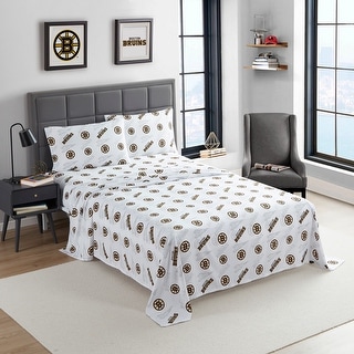 NHL Officially Licenced Boston Bruins Sheet Set - Bed Bath & Beyond ...