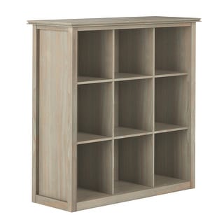 9 Cube Bookcase and Storage Unit - Distressed Grey - Bed Bath & Beyond ...