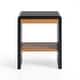 Brookside Reyna Modern Wood End Table with Rounded Corners - Bed Bath ...
