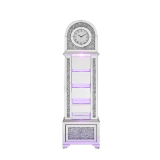 Grandfather Clock Roman Numeral Clock Quartz Mechanism Mirrored Floor ...