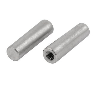 2Pcs 304 Stainless Steel 8mm Nominal Dia M5 Female Thread Taper Pin ...