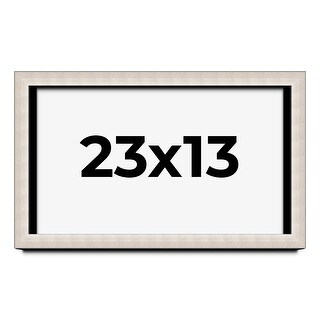 23x13 Shadow Box Frame Silver Real Wood Contemporary Shadowbox Display ...