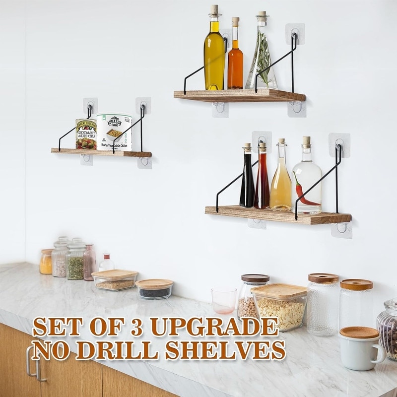 wall mount shelf without drilling