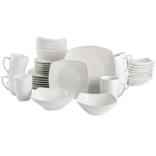 Gibson Home Everyday Square 40pc Expanded Dinnerware Set - Bed Bath & Beyond - 40940781