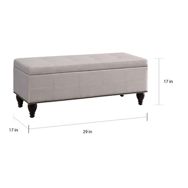 Copper Grove Bunlap Upholstered Storage Bench Bed Bath And Beyond