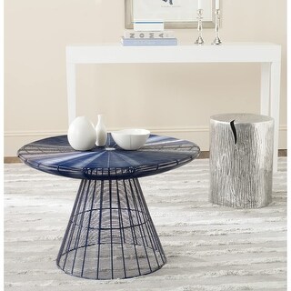 Home Collection Reginald Blue Wire Coffee Table - Bed Bath & Beyond ...