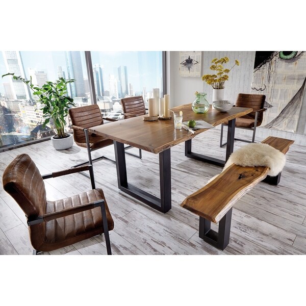 Live edge dining table for sale store