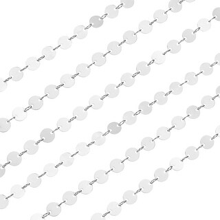Sequin Link Chain, Flat Round Link Chains - Bed Bath & Beyond - 43592481