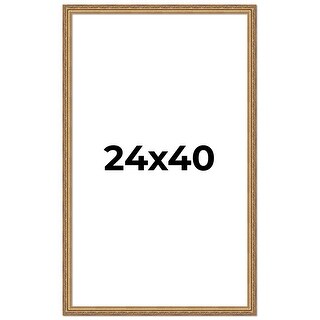 24x40 Frame Red Solid Wood Picture Frame Width 1.75 Inches | Interior ...