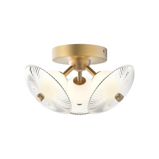Alora Lighting FM417604 Hera 13" Wide Flush Mount Ceiling Fixture - Bed ...
