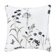 J. Queen New York Bridget Grey 18" Square Decorative Throw Pillow - Bed ...
