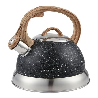 Creative Home 2.3 Qt. Stainless Steel Whistling Tea Kettle with ...