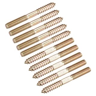 Hanger Bolts, 48pcs Double Head Thread Dowel Screws for Wood Furniture ...