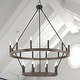 The Gray Barn Highclere Farmhouse 20-light Wagon Wheel Chandelier - 40 ...