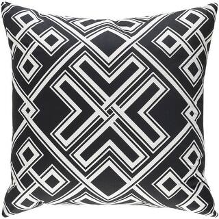 Decorative Appian Black 18-inch Pillow Cover - Bed Bath & Beyond - 23142935