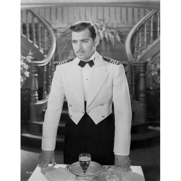 Clark Gable Formal Setting With Bow Tie And Jacket Beautiful Stair Case ...