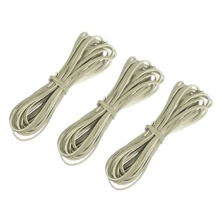 Leather Cord, Flat Suede String Strip for Purse Handbag Shoelace DIY ...