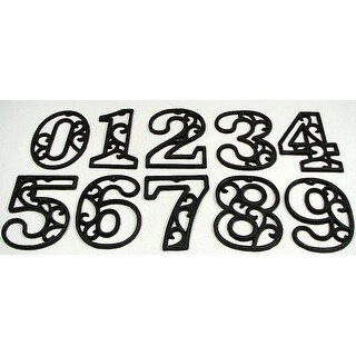 Cast Iron Numbers Set of 10 - Bed Bath & Beyond - 20533579