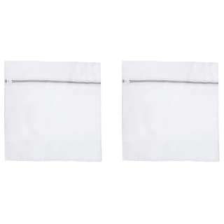 Universal Wash Bag Mesh Washing Cleaning Bag 60x60mm 2 Pack - Grey ...