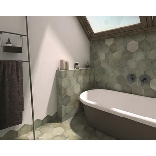 Merola Tile Rambla Arena 15.75" x 23.75" Porcelain Floor and Wall Tile ...