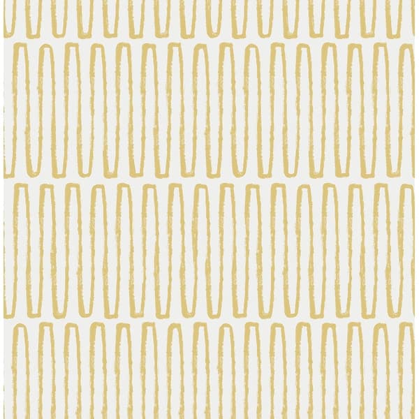 A-Street Prints Lars Mustard Retro Wave Wallpaper - Bed Bath & Beyond ...