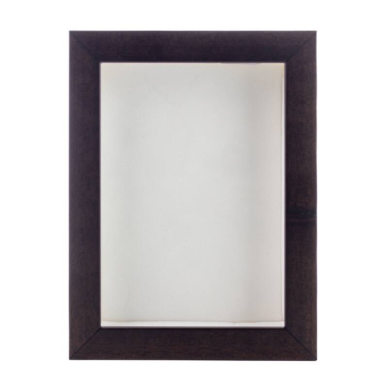 12x8 Brown Walnut Shadow Box Frame | 3/4" of Depth | Includes Hardware ...