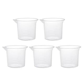 Measuring Cup Labs Clear PP Plastic Graduated Beakers 25ml ...