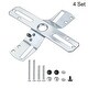 Light Crossbar Kit 4" Cross-Shaped Mounting Bracket Universal Lamp ...