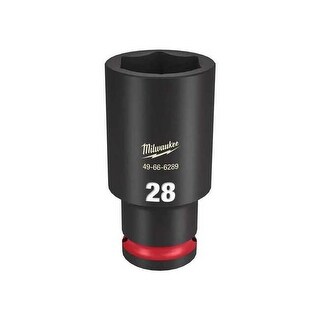 Milwaukee Tool Deep Impact Socket,Steel,28 mm 49-66-6289 - 1 Each ...