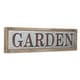 Brown Metal Garden Horizontal Wall Sign - Bed Bath & Beyond - 36272372