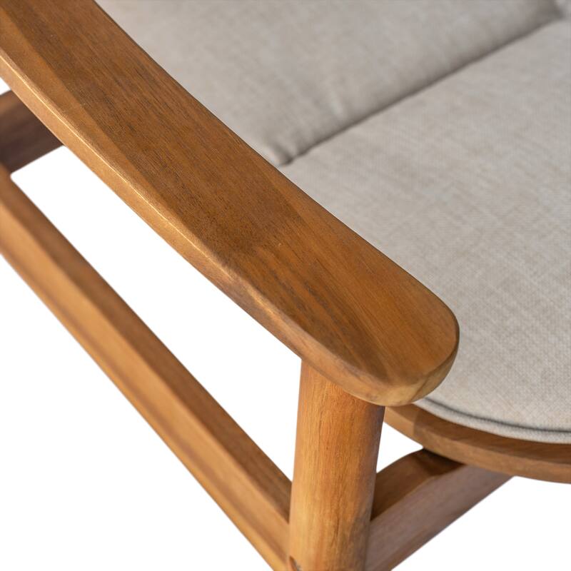 Christopher Knight Home- Alex Outdoor Acacia Wood Club Chair With ...