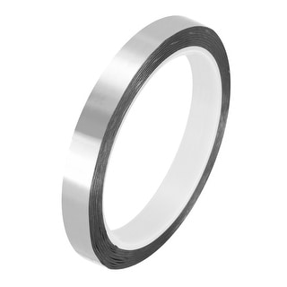 Silver Tone Metalized Tape 1/2 Inch x 55 Yards Decoration Tape 2pcs ...