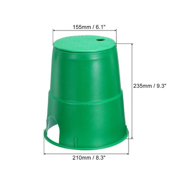 6 Inch Sprinkler Valve Box, Irrigation Valve Box Round Circular Valve ...