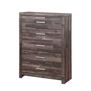 Wood 5 Tier Drawers Chest - Bed Bath & Beyond - 35374235