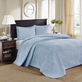 Reversible Bedspread Set Blue - Bed Bath & Beyond - 42731468