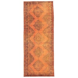 ECARPETGALLERY Hand-knotted Color Transition Dark Copper Wool Rug - 4 ...