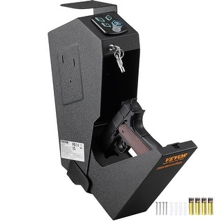 Mounted Gun Safe for Pistols Handgun Safe for 1 Pistol for Home ...