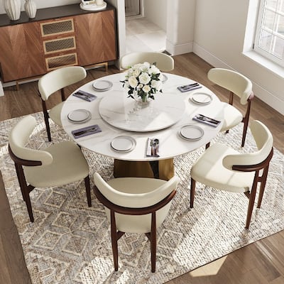 White Round Dining Tables - Overstock