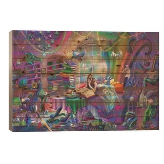 Magic Study Rainbow Version Print On Wood by Rose Khan - Multi-Color ...